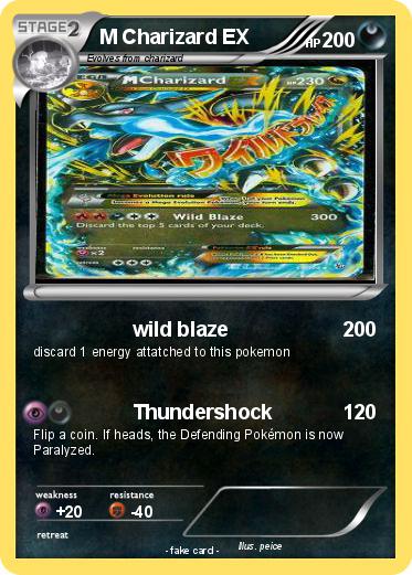 Pokémon M Charizard EX 446 446 - wild blaze - My Pokemon Card