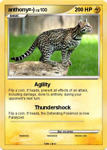 Pokémon anthony 1077 1077 - Agility - My Pokemon Card