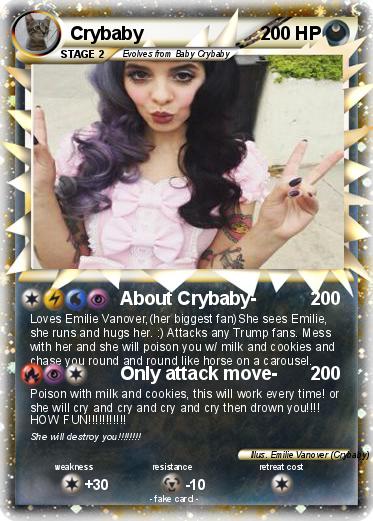Pokémon Crybaby 33 33 - About Crybaby- - My Pokemon Card