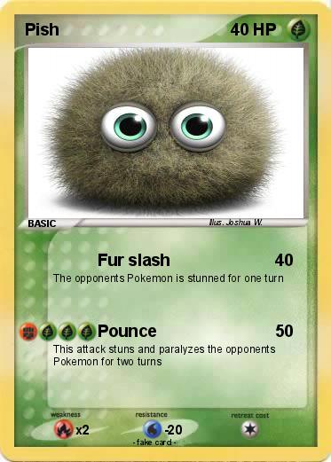 Pokémon Pish - Fur slash - My Pokemon Card