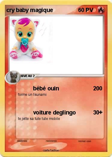 Pokémon cry baby magique - bébé ouin - Ma carte Pokémon