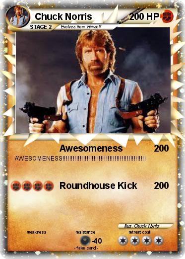 Pokémon Chuck Norris 3011 3011 - Awesomeness - My Pokemon Card
