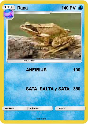 Pokémon Rana 85 85 - ANFIBIUS - Mi carta pokémon