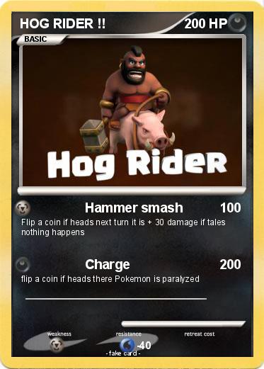 Pokémon HOG RIDER 36 36 - Hammer smash - My Pokemon Card