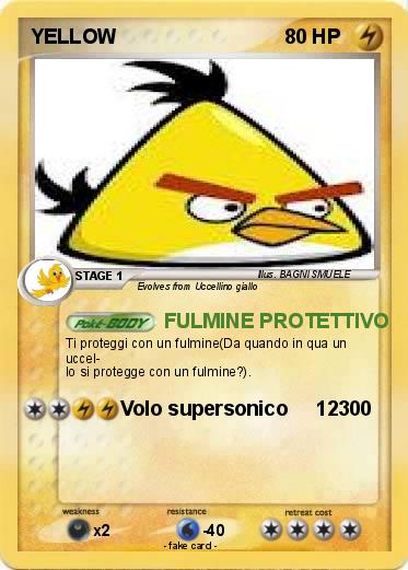 Pokémon YELLOW 406 406 - FULMINE PROTETTIVO - My Pokemon Card
