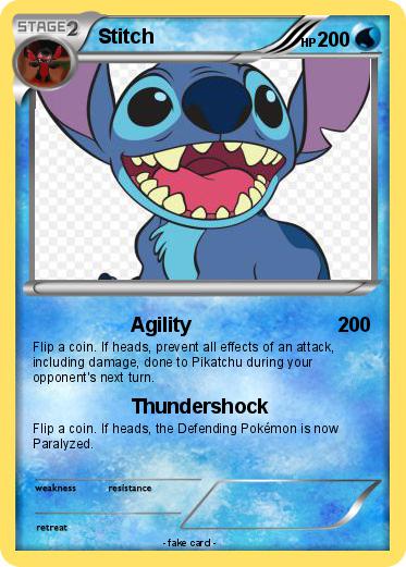 Pokémon Stitch 289 289 - Agility - My Pokemon Card
