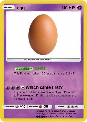 Pokémon egg 641 641 - SHELL - My Pokemon Card