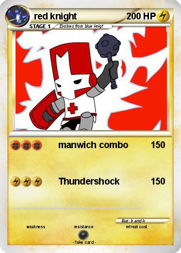 Pokémon red knight 15 15 - manwich combo - My Pokemon Card