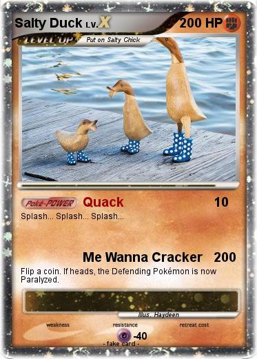 Pokémon Salty Duck - Quack - My Pokemon Card