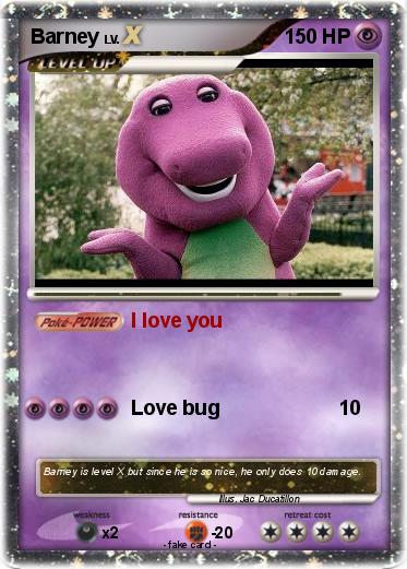 Pokémon Barney 426 426 - I love you - My Pokemon Card