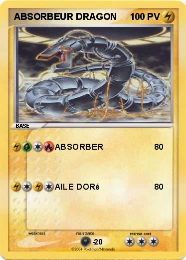 Pokémon ABSORBEUR DRAGON - ABSORBER - Ma carte Pokémon