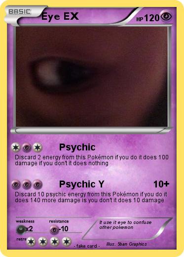 Pokémon Eye EX 1 1 - Psychic - My Pokemon Card