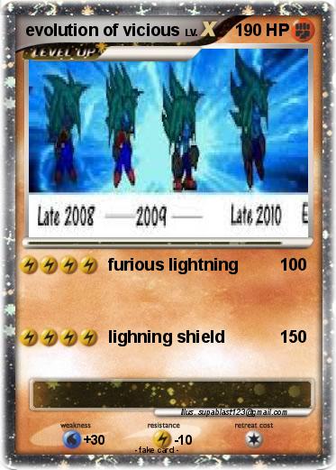 Pokémon evolution of vicious - furious lightning - My Pokemon Card