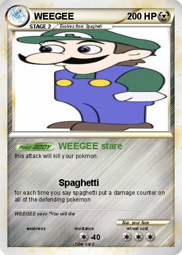 Pokémon WEEGEE 264 264 - WEEGEE stare - My Pokemon Card
