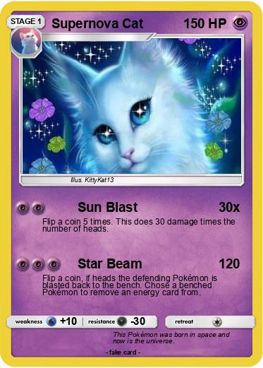 Pokémon Supernova Cat - Sun Blast - My Pokemon Card