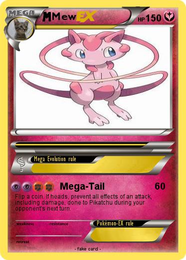 Pokémon Mew 8342 8342 - Mega-Tail - My Pokemon Card