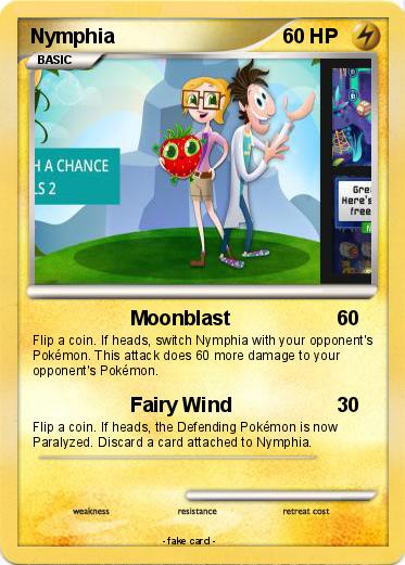 Pokémon Nymphia - Moonblast - My Pokemon Card