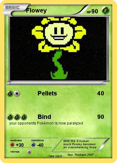Pokémon Flowey 442 442 - Pellets - My Pokemon Card