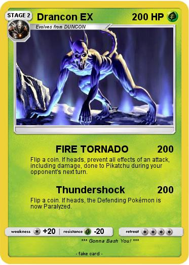 Pokémon Drancon EX - FIRE TORNADO - My Pokemon Card