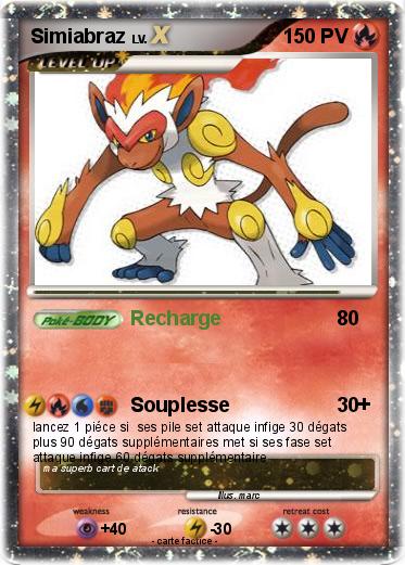 Pokémon Simiabraz 415 415 - Recharge - Ma carte Pokémon