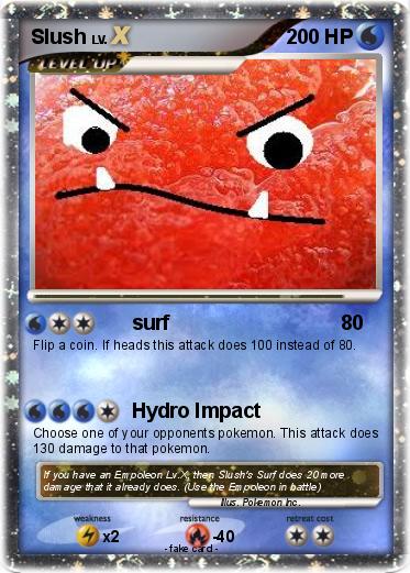 Pokémon Slush - surf - My Pokemon Card