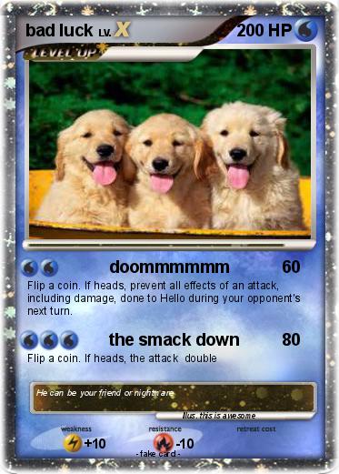 Pokémon bad luck - doommmmmm - My Pokemon Card