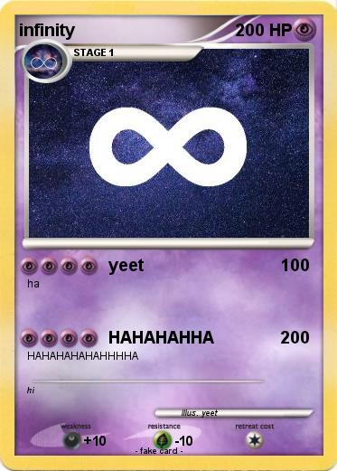 Pokémon infinity 250 250 - yeet - My Pokemon Card