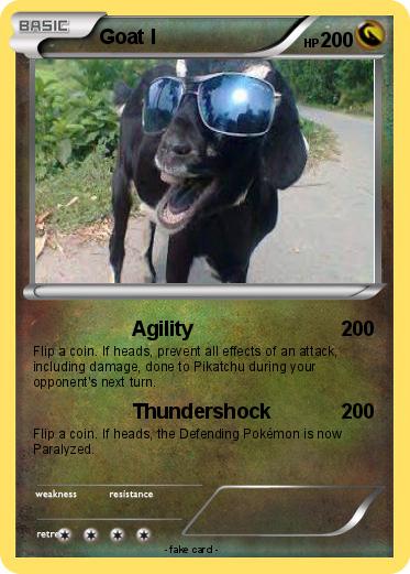 Pokémon Goat l - Agility - My Pokemon Card