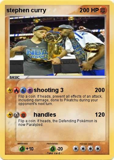 Pokémon stephen curry 254 254 - shooting 3 - My Pokemon Card