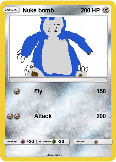 Pokémon Nuke bomb 16 16 - Fly - My Pokemon Card