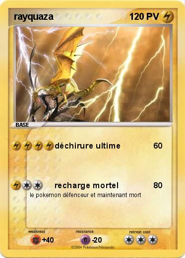 Pokémon rayquaza 986 986 - déchirure ultime - Ma carte Pokémon