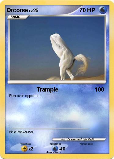Pokémon Orcorse - Trample - My Pokemon Card