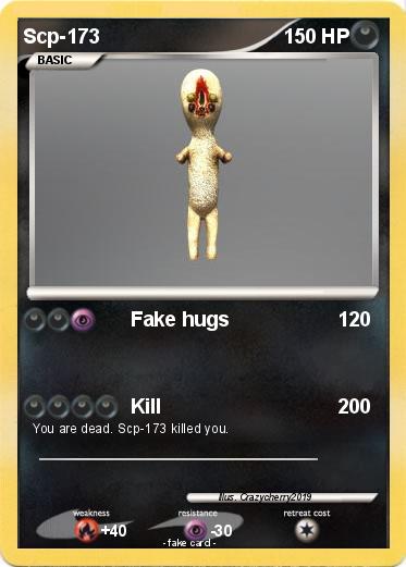 Pokémon Scp 173 190 190 - Fake hugs - My Pokemon Card