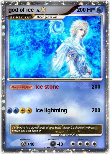 Pokémon god of ice 1 1 - ice stone - My Pokemon Card