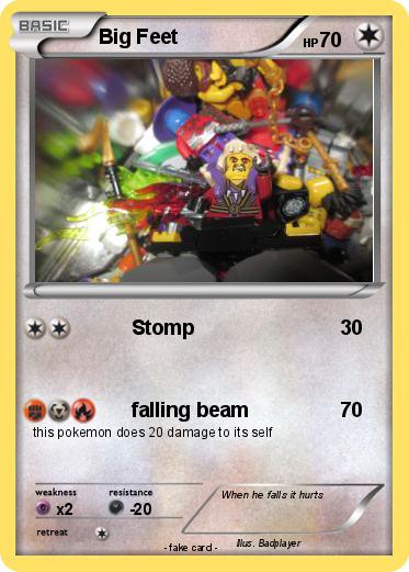 Pokémon Big Feet 1 1 - Stomp - My Pokemon Card