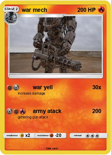 Pokémon war mech 1 1 - war yell - My Pokemon Card