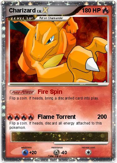 Pokémon Charizard 6316 6316 - Fire Spin - My Pokemon Card