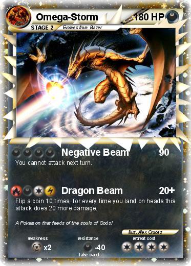 Pokémon Omega Storm - Negative Beam - My Pokemon Card