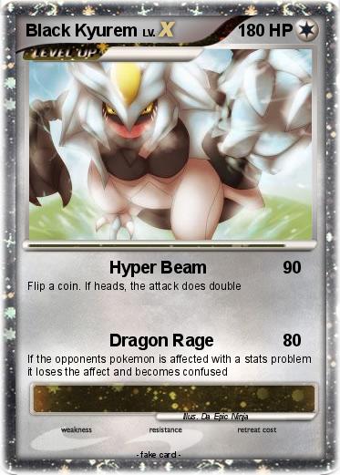 Pokémon Black Kyurem 798 798 - Hyper Beam - My Pokemon Card