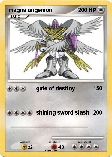 Pokémon magna angemon 6 6 - gate of destiny - My Pokemon Card