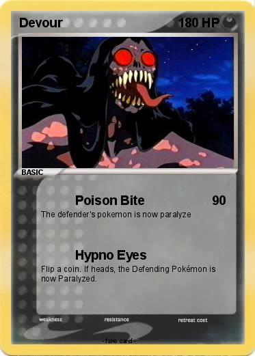 Pokémon Devour 6 6 - Poison Bite - My Pokemon Card