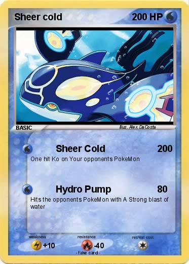 Pokémon Sheer cold 2 2 - Sheer Cold - My Pokemon Card