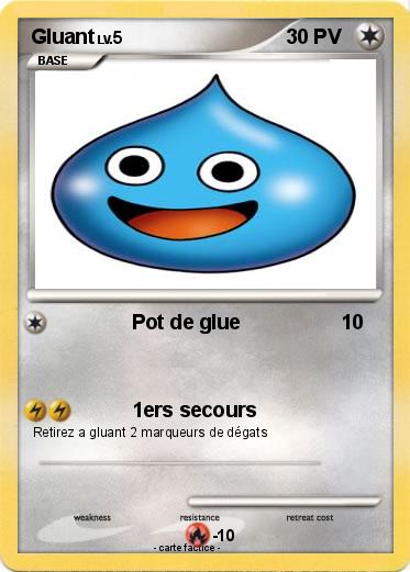 Pokémon Gluant 72 72 - Pot de glue - Ma carte Pokémon