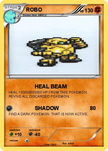 Pokémon ROBO 401 401 - HEAL BEAM - My Pokemon Card