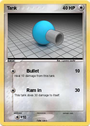 Pokémon Tank 818 818 - Bullet - My Pokemon Card