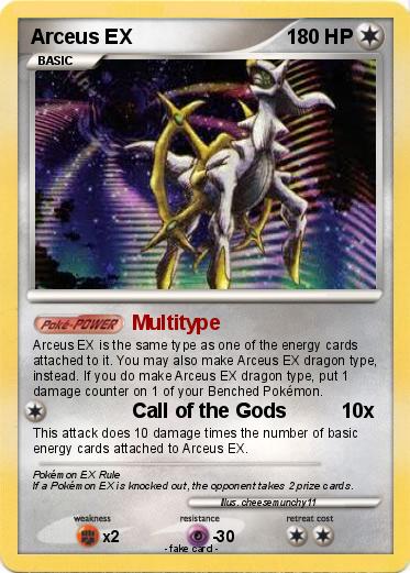 Pokémon Arceus EX 239 239 - Multitype - My Pokemon Card