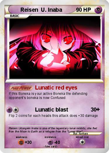 Pokémon Reisen U Inaba 2 2 - Lunatic red eyes - My Pokemon Card