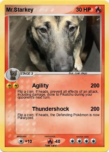 Pokémon Mr Starkey - Agility - My Pokemon Card