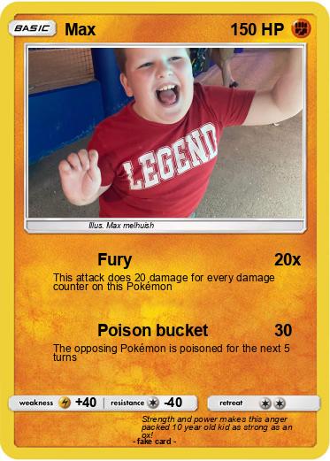 Pokémon Max 2066 2066 - Fury - My Pokemon Card