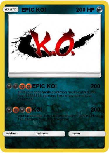 Pokémon EPIC KO - EPIC KO! - My Pokemon Card